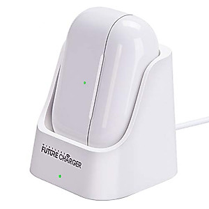 AirPod Charger, Wireless Charger for AirPods 3/2 and AirPods Pro, Groove Design and Anti-Slip Protection, Wireless AirPod Charger, AirPod Pro Charger Compatible with AirPods Pro Charging case -White