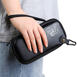 HUIZHU Empty EVA Hard Shell Vape Case eGO Carrying Case Empty Multi-Functional EVA Hard Shell Case with Non-Slip Elastic Bands (Black)