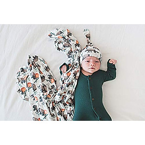 Copper Pearl Large Premium Knit Baby Swaddle Receiving Blanket Bison