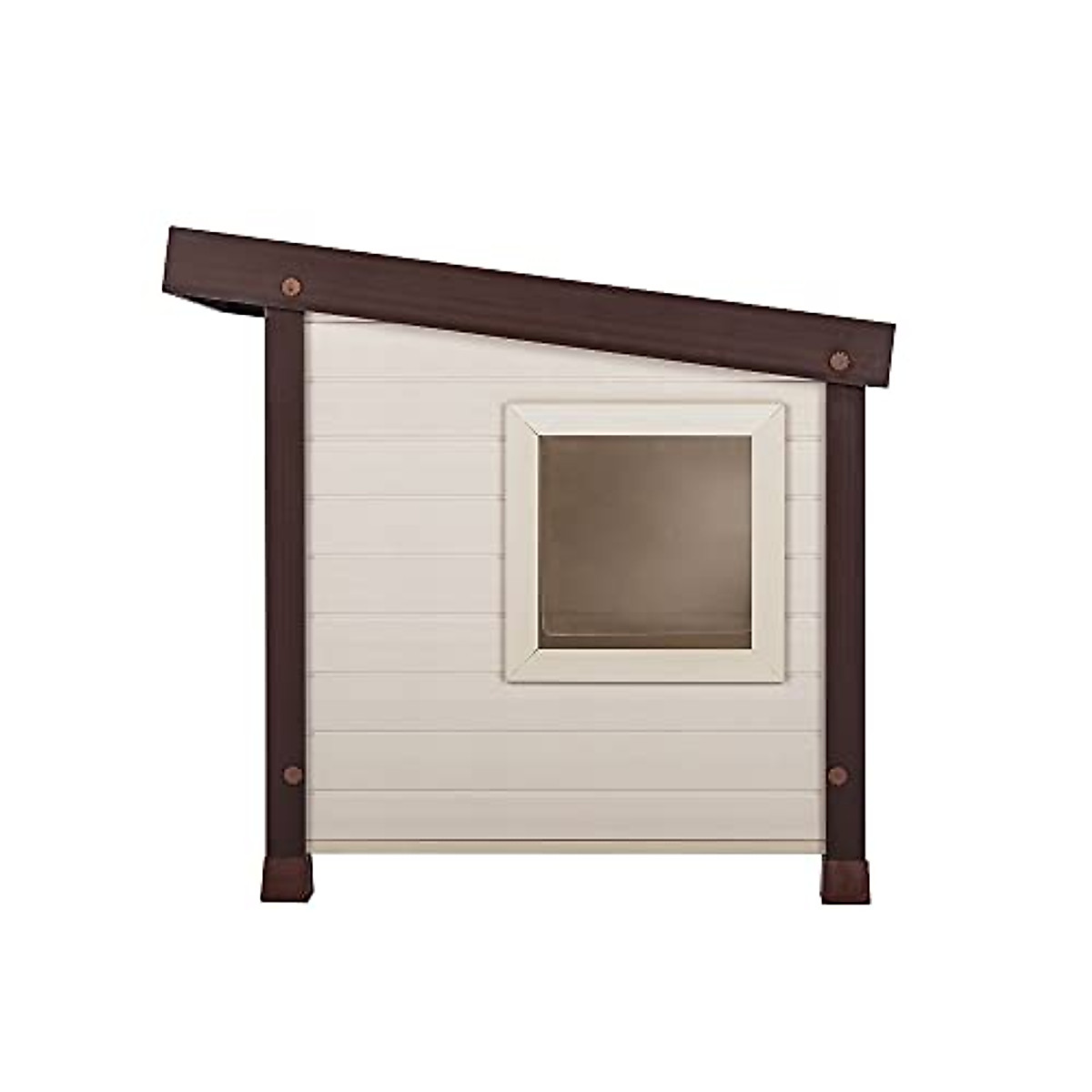 New Age Pet ECTH350 ecoFLEX Albany Outdoor Feral Cat House, Multicolor