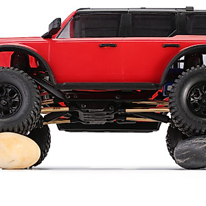 INJORA Brass High Clearance Links Set for TRX4M Bronco Defender 1/18 RC Crawler Upgrade Parts, 38g/Set