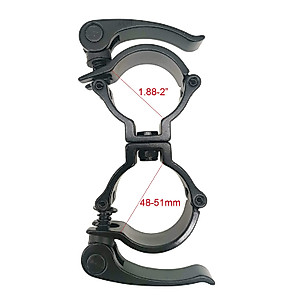 Lighting Truss Swivel coupler Clamp Fit F34 1.88-2 Inch Pipe Heavy Duty Aluminum Alloy 220 LBs for DJ Stage Lighting Quick Release Quick Lock