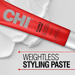 CHI Pliable Polish, Styling Paste For Versatile Styling With Movement & Definition, No Sticky Or Stiff Feel, Sulfate, Paraben, & Cruelty-Free, 3 Oz