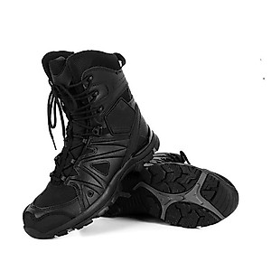 Men Military Sports Shoes, High Top Army Outdoor Tactical Boots, Hiking Hunting Combat Training Desert Boots