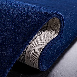 Safavieh Fifth Avenue Collection 8' x 10' Blue/Ivory FTV140M Handmade Mid-Century Modern Abstract Wool Area Rug