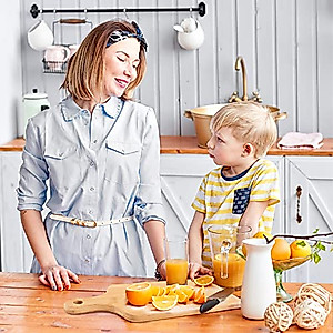 6 Pack Cutting Board Bulk Solid Thicken Bamboo Chopping Board Charcuterie Boards Serving Tray with Handle Unfinished Mini Cutting Boards for DIY Crafts Engraving (11.81x5.5x0.6inch)