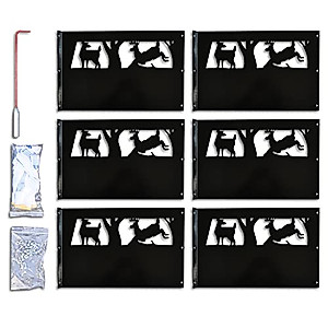 ANDGOAL Fire Rings Outdoor - Fire Pit Ring, Wood Burning Fire Pit Ring, Fire Pit Ring Insert Heavy Duty, Black Steel Fire Pit Ring for Camping Cooking Warming