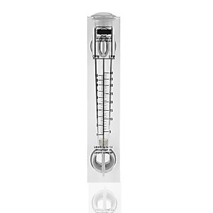 Water Meter, 1-10GPM 0.6MPa Knob Panel Type Liquid Meter, ZG1" Acylic Water Liquid Flowmeter for Measuring Rate of Liquid Medium
