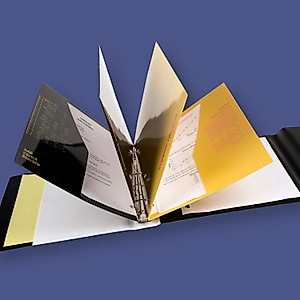 Mead Trapper Keeper Binder, Retro Design, 1 Inch Binder Includes 2 Folders and Extra Pocket, Metal Rings and Spring Clip, Secure Storage, Glow, Mead School Supplies (260038FM-ECM)