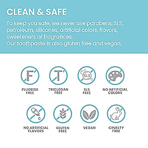 Himalaya Botanique Neem & Pomegranate Toothpaste, Original Formula for Brighter Teeth and Fresh Breath, Fluoride Free, 5.29 oz, 2 Pack