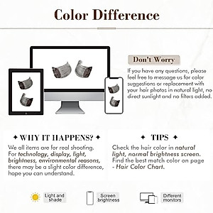 REECHO 2 pack 4 inch Short Thick Hairpieces Adding Extra Hair Volume Clip in Hair Extensions Hair Topper for Thinning Hair Women Color Silver Grey