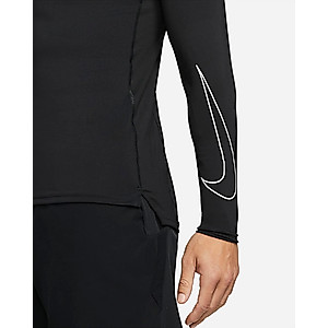 Nike Pro Dri-Fit Men's Slim Fit Long-Sleeve Top (Black, Large)