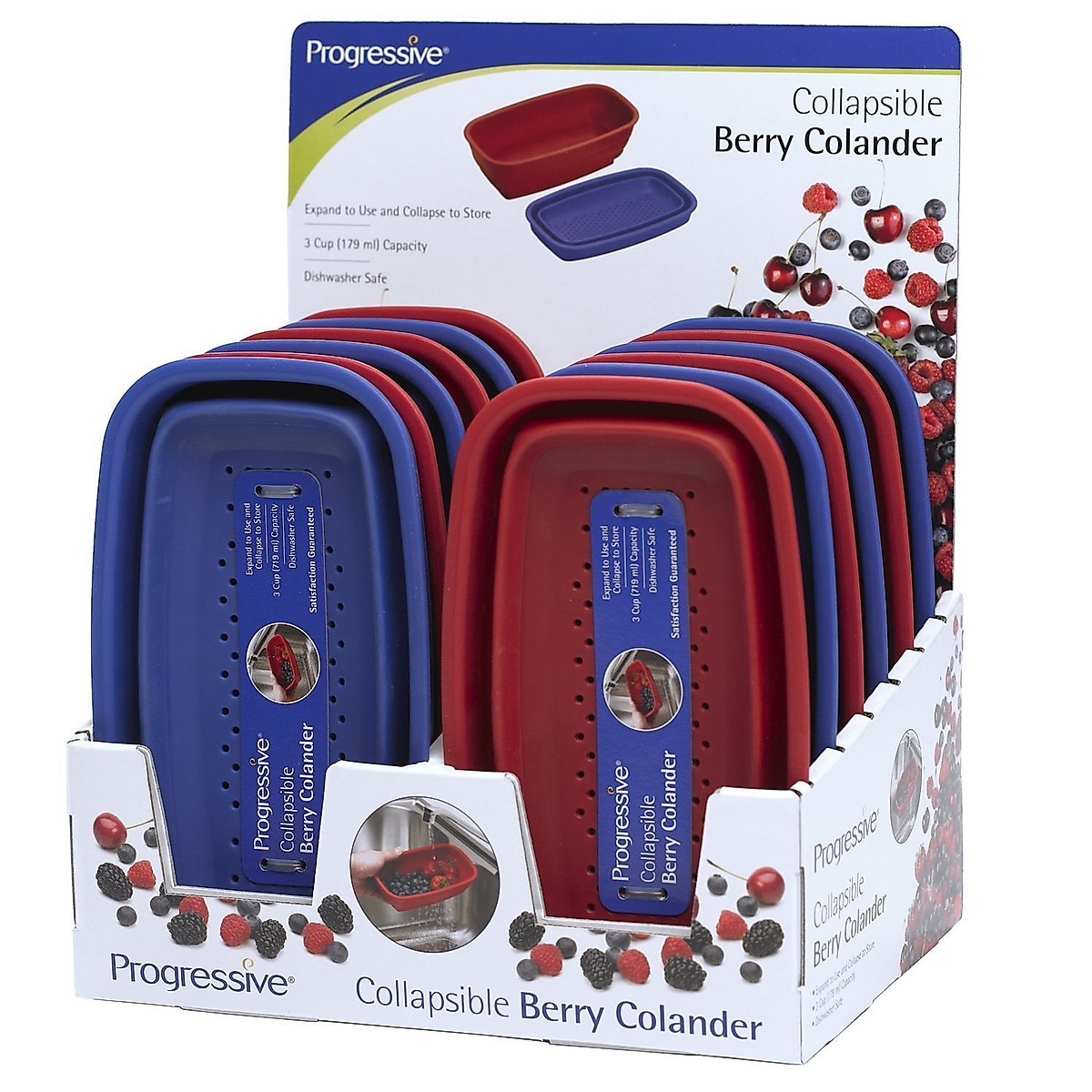Progressive Prep Works - Berry Colander (Red or Purple, Selected at Random)