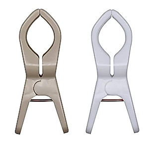 Zingpaw 8-pcs Beach Towel Clips for Drying Socks,Hanging Clips,Heavy Duty Clothes Pin