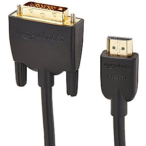 Amazon Basics HDMI to DVI Adapter Cable, Black, 10 Feet, 1-Pack
