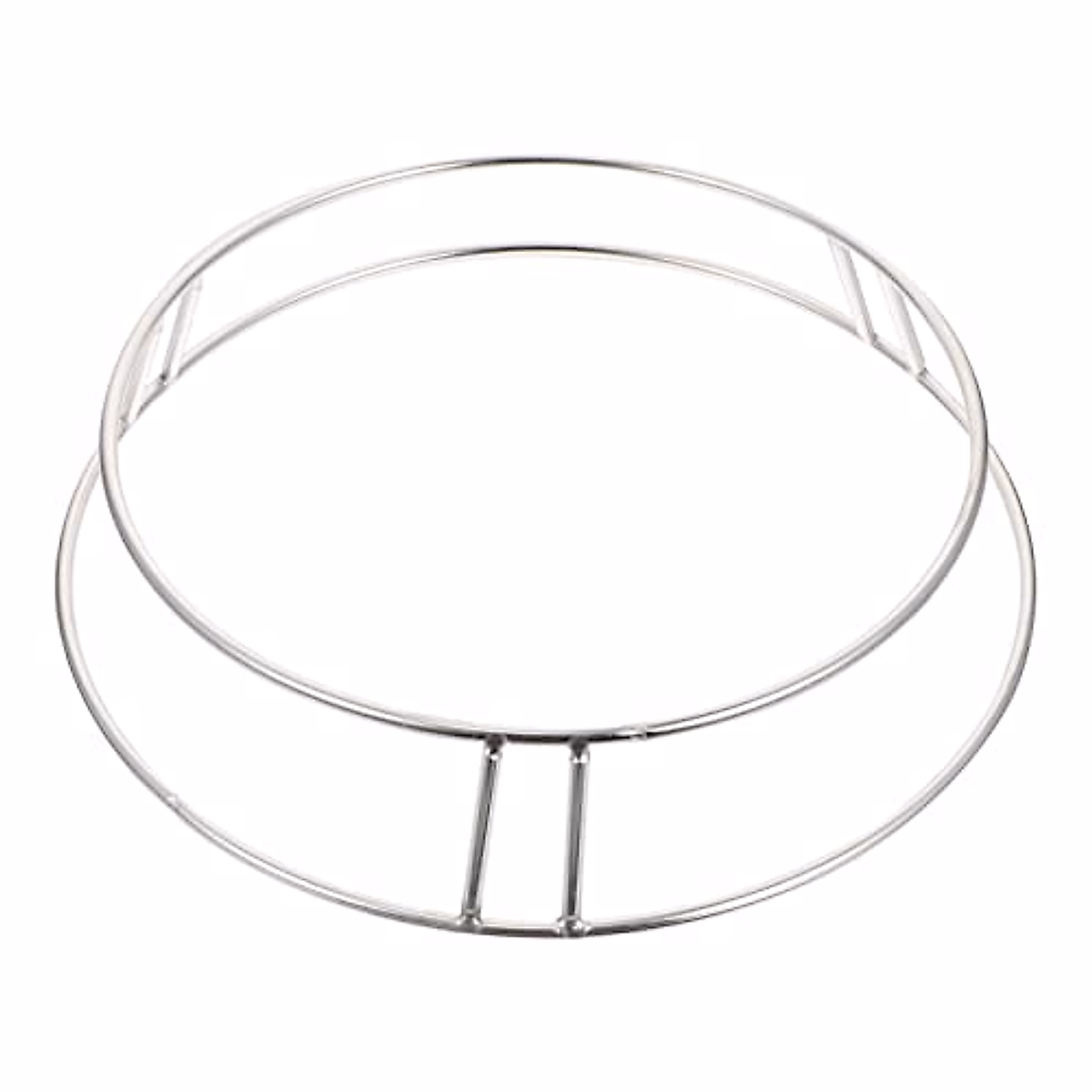 EXQUIMEUBLE 1pc Stainless Steel Pot Rack Coaster Holder Stove Burner Butter Holder Steel Wok Rack Stove Top Trivet Pot Pan Cooking Stand Stainless Steel Silver Bold Solid Pot Rack Steam Stand