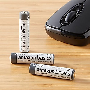 Amazon Basics 150-Pack AAA Alkaline Industrial Batteries, 1.5 Volt, 5-Year Shelf Life