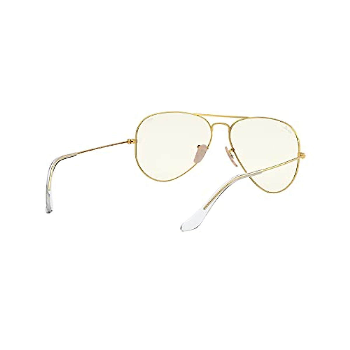 Ray-Ban RB3025 Classic Evolve Polarized Aviator Sunglasses, Gold/Clear to Grey Photochromic, 58 mm
