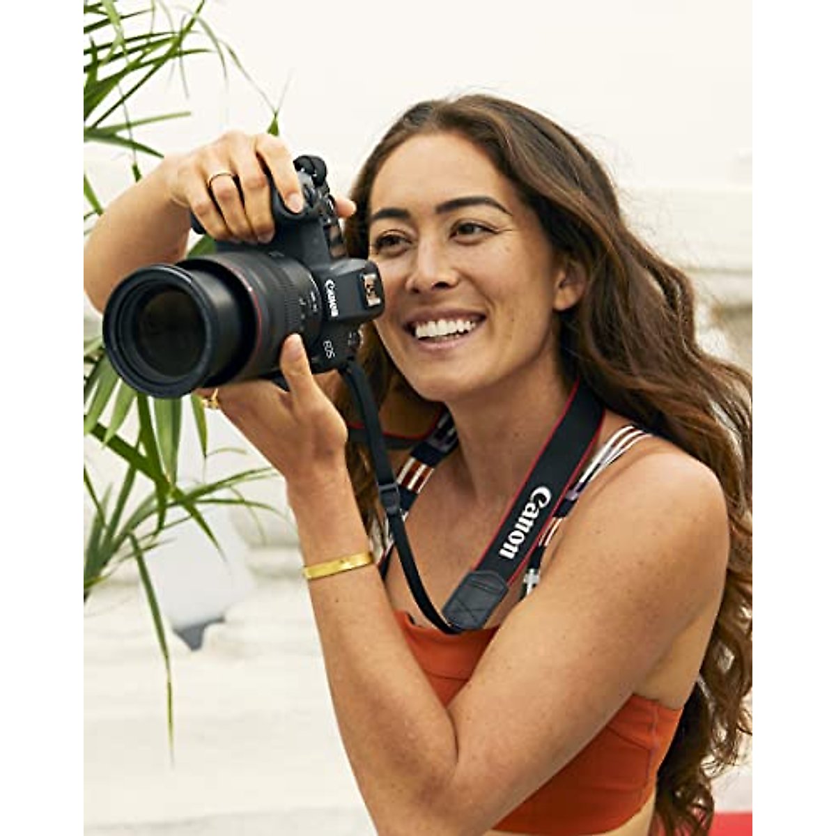 Canon EOS R RF24-105mm F4 L is USM Lens Kit, Vlogging and Content Creator Camera 4K UHD, Digital Single-Lens Non-Reflex AF/AE Camera, 0.24 Magnification, Mirrorless, Full-Frame