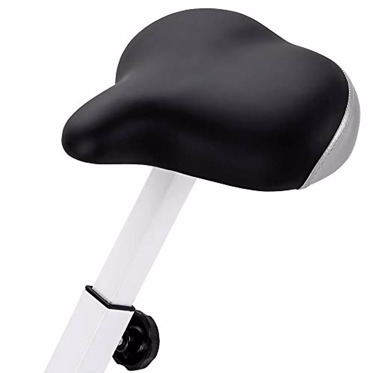 Marcy Foldable Exercise Bike with Adjustable Resistance for Cardio Workout and Strength Training NS-652