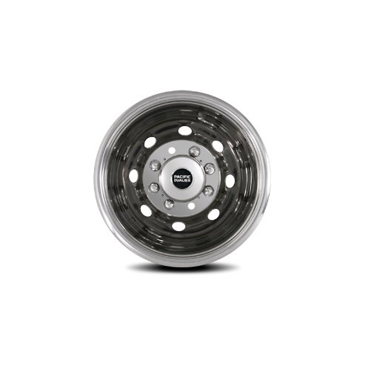 Pacific Dualies 34-1608A Polished 16 Inch 8 Lug Stainless Steel Wheel Simulator Kit for 1992-2007 Ford E350/E450 Van