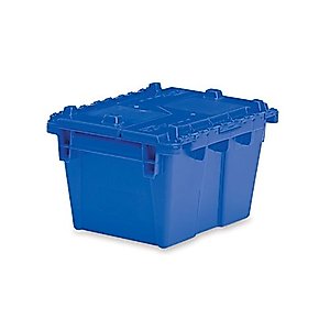 Storage Tote Extra Small with Lid 11.8"L x 9.8"W x 7.7"H - Blue