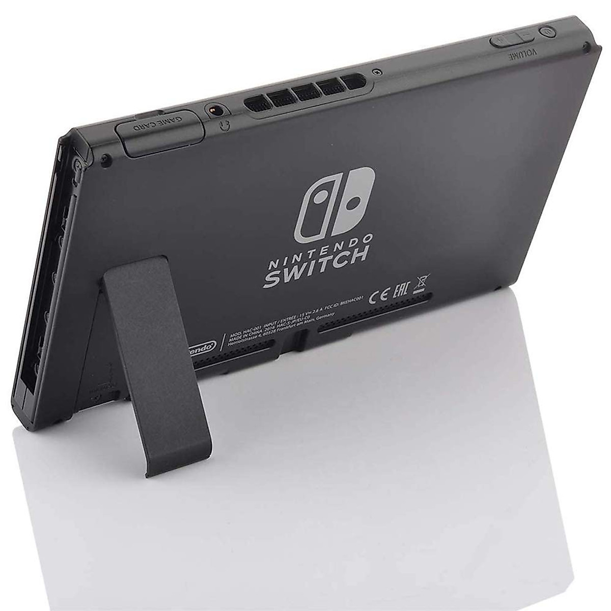 MMOBIEL Back Shell Bracket Kickstand Back Housing Bracket compatible with Switch Console Holder Stand Shell Black