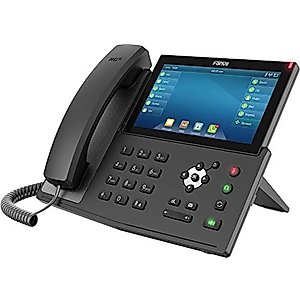Fanvil X7 Enterprise VoIP Phone, 7-Inch Color Touch Screen, 20 SIP Lines, Power Adapter Not Included