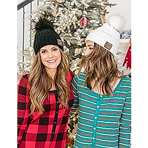 ChenFec Bluetooth Hat, Wireless Bluetooth Beanie Hat 5.0 Women Men Winter Knitted Hat Trendy Cap