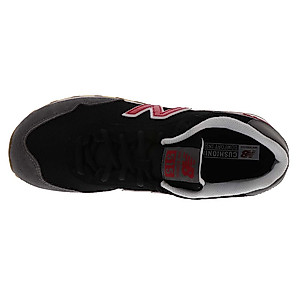 New Balance Men's 515 V3 Sneaker, Black/Team Red, 9