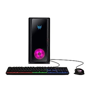 Acer Predator Orion 3000 PO3-640-UR11 Gaming Desktop | 12th Gen Intel Core i7-12700F 12-Core | NVIDIA GeForce RTX 3060 Ti | 16GB DDR4 | 1TB Gen3 SSD | Intel Wi-Fi 6E AX211 | RGB Keyboard & Mouse