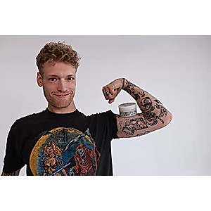 Hustle Butter Tattoo Aftercare 1 fl oz Travel Sized Tattoo Balm, Heals + Protects New Tattoos and Rejuvenates Older Tattoos - 100% Vegan Tattoo Cream No-Petroleum