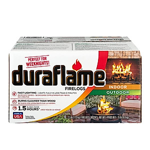 Duraflame 2.5 lb 1.5 Hour Firelog (60-Pack) Bundle (10 Items)