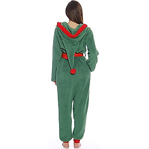 6414- Medium Elf Just Love Adult Onesie / Onesies / Pajamas/ Green