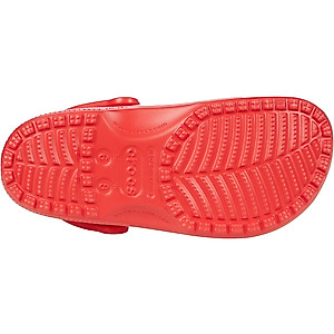 Crocs Unisex-Adult Classic Clogs (Best Sellers), Flame, 10 Women/8 Men