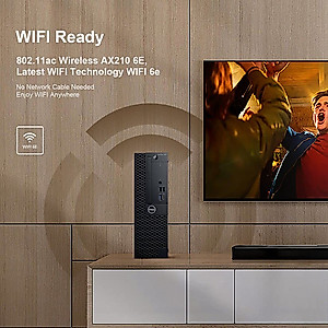 Dell OptiPlex 3060 Desktop Computers Windows 11 Pro Hexa Core i7-8700 Up to 4.60GHz32GB DDR4 1TB M.2 NVMe SSD1TB HDDAX210 Built-in WiFi 6E Small Form Factor PC(Renewed) Black (OptiPlex 3060 SFF)