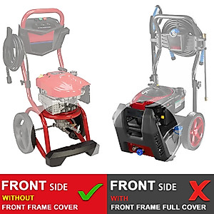 YAMATIC 7/8" Shaft Vertical Pressure Washer Pump, 2600-3000 PSI @2.3 GPM OEM & Replacement Pump for Power Washer, Replacement with Troybilt, Briggs&Stratton, Craftsman, AR, Honda Front Inlet/Outlet