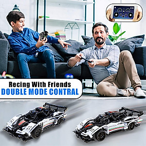 ZAYOR Toys for 6 7 8 9 10 11 12 + Year Old Boys STEM Building Sets Remote Control Race Car Educational Toys Learning Building Kits,Birthday Gifts for Kids and Adults (457Pcs)