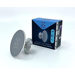 Gym Mate Magnetic iPhone Mount Holder. Attaches magnetically to Metal Surface. Shoot Hands-Free Videos While Working Out. Compatible with MagSafe on iPhones 12/13/14/15. Stable & Secure