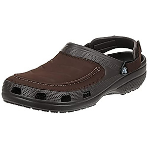 Crocs Men's Yukon Vista II Clogs, Espresso, 13 Men