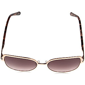 Fossil Women's Female Sunglasses Style FOS 3126/G/S Cat Eye, Red Gold/Brown Gradient, 56mm, 16mm