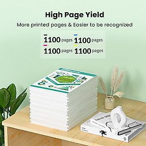 822XL Ink Cartridges Remanufactured Ink for Epson 822XL Ink Cartridges Combo Pack 822 T822 T822XL Printer Ink Work for Epson Workforce pro WF-3820 WF-3823 WF-4820 WF-4830 WF-4833 WF-4834(4 Pack:BKCMY)