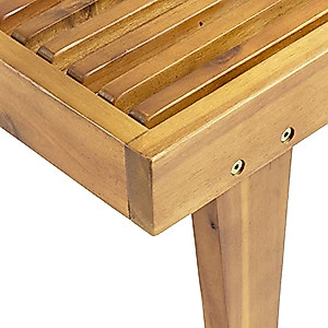 Christopher Knight Home Addisyn Outdoor Wooden Chaise Lounge, Teak Finish