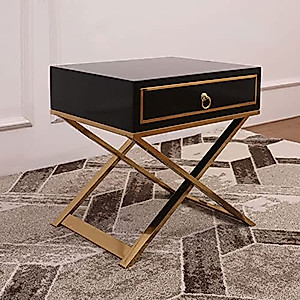 HIGOH Bedside Table Bedside Table Luxury Bedroom Nightstand Living Room Side Table Coffee Table Corner Cabinet Bedside Locker