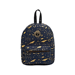 Harry Potter Navy & Gold Quidditch Mini Backpack