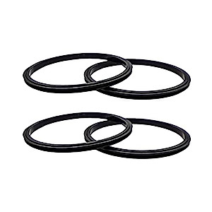 4 Pack: Tumbler Lid Gasket Replacement Silicone Seal Rings | (2 Qty) 20 oz and 30 Ring Fits Yeti Ounce & Insulated Stainless Steel Tumblers Lids (ZTH-1K)
