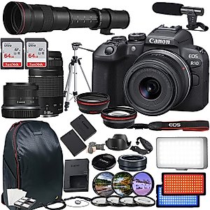 Canon Canon EOS R10 Mirrorless Digital Camera Systems (Renewed)