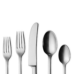 Georg Jensen Copenhagen 5-Piece Stainless Steel Flatware, 18/8