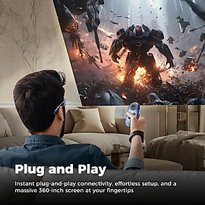 Rokid Station, Google-Certified Portable Android TV Device, Media Streaming Box, The Best Companion for Rokid Max and Other AR Glasses