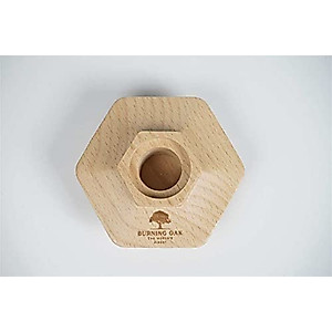 Burning Oak Cocktail Smoker Kit – Professional Whiskey Smoker Kit with Torch, Apple, Oak, Cherry and Walnut Wood Chips – Old Fashioned Smoker Kit In Stylish Black Box(1ST)